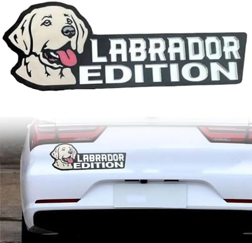 Amazon.com: IEAEDINCG Dog Car Badge Laser Cutting Car Emblem, 3D Dog ...