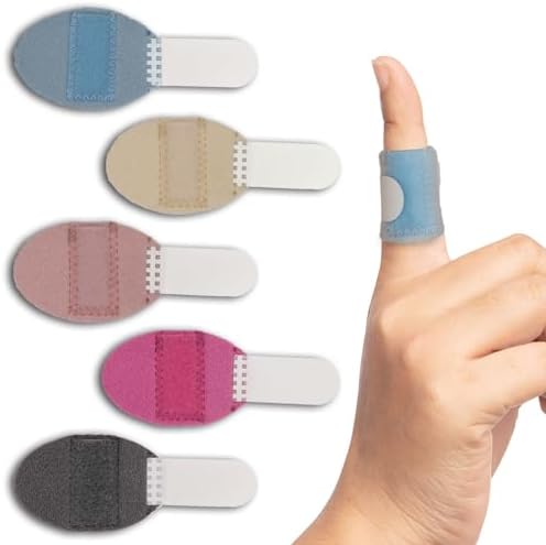 RonJea 5 Pcs Trigger Finger Splints: 5 Single Straps Finger Splint ...