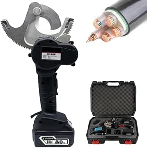 Electric Ratchet Cable Cutter Tool Hydraulic Cordless for High ...