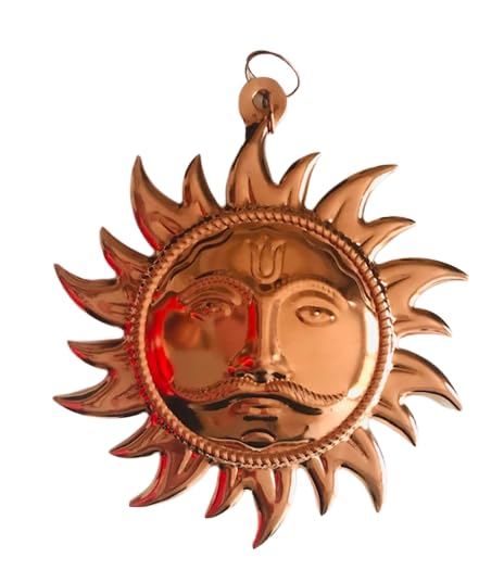 Buy Devotional Kart Metal Sun Symbol (Copper Look) 14 CMS...Home Vaastu ...