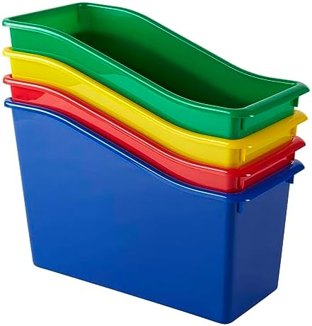 Amazon.com: Office Depot® Brand Plastic Book Bin, 7-1/2"H x 11-1/2"W x ...