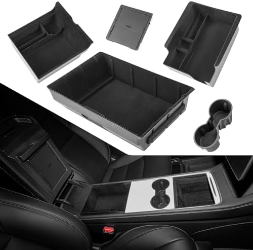 Amazon.com: Wigoo Tesla Model Y Accessories - Rear Center Console ...