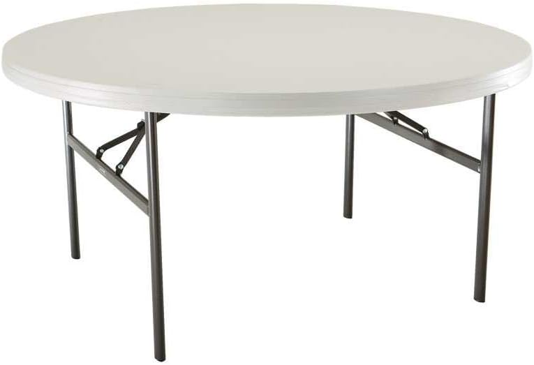 Amazon.com : Lifetime 22971 60-Inch Round Table with 60-Inch Round ...