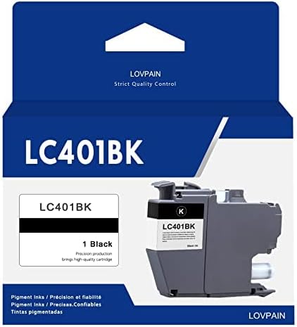 Amazon.com: LC401 High Yield Black Ink Cartridge (1-Pack) - Lovpa ...