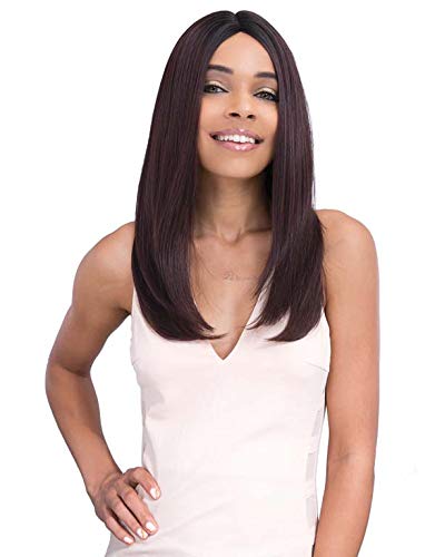 Amazon.com : Janet Collection Kiss Part Wig - SHELL (CHOCOLATE ...