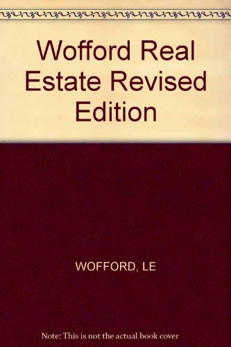 Real Estate: Wofford, Larry E.: 9780471799900: Amazon.com: Books