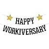 Amazon.com: Happy Workiversary Banner, Happy Work Anniversary Party ...