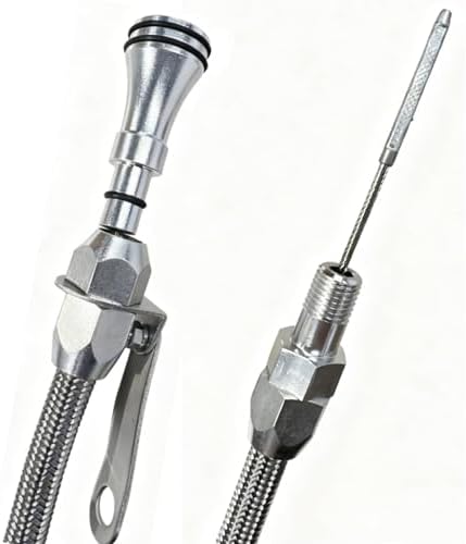 Amazon.com: 1/4" NPT Universal Flexible Engine Oil Dipstick (20") Pan ...