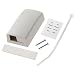 Amazon.com: Panduit Surface Mount Box, Mini Com, 2Port, Off Wht ...