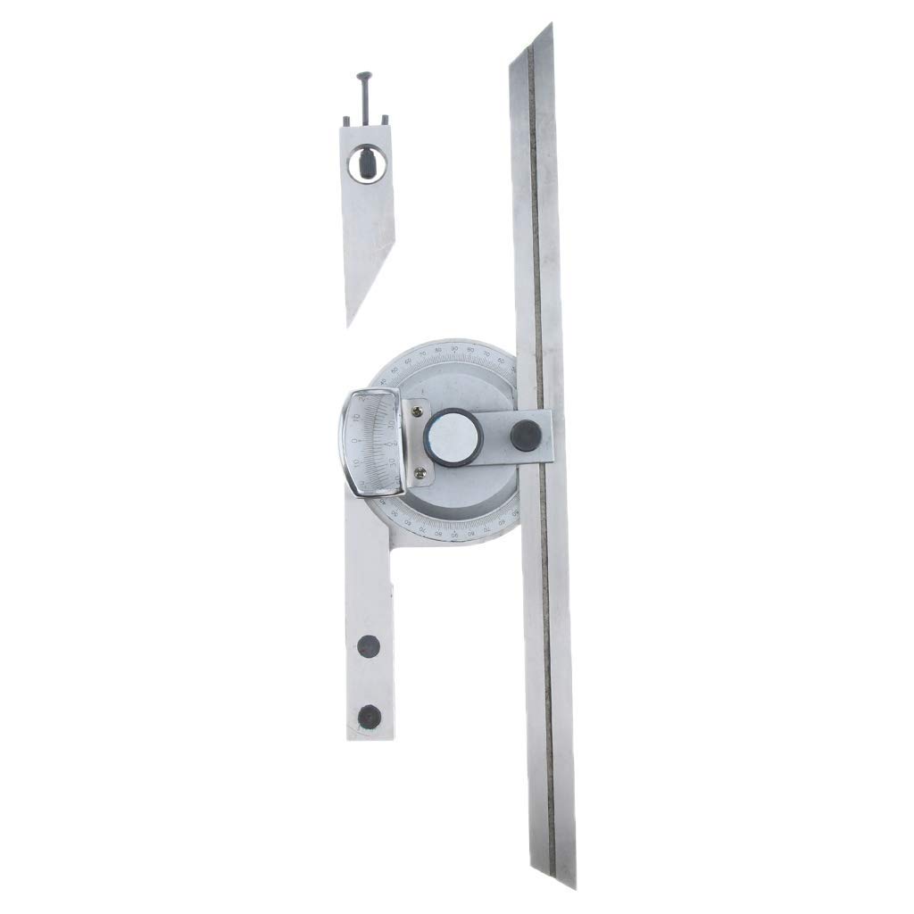 Universal Bevel Protractor 0 360 Stainless Steel Vernier Protractor ...
