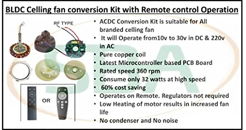 BLDC Ceiling fan conversion kit - Price History