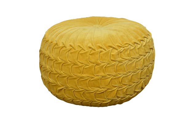 Ideal House Gallery Ottoman Pouf , Round Cushioned Ottoman Pouffe Stool ...