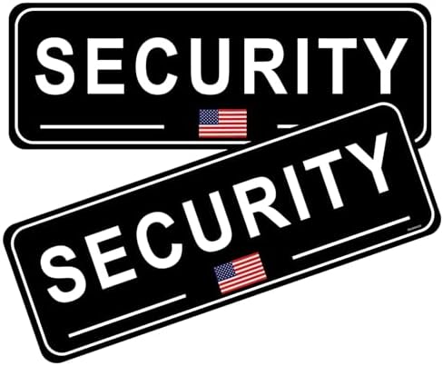 Amazon.com: GEEKBEAR Security Sign Magnet (2 Pack) - Reflective ...