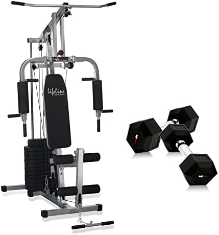 Life Line 3 Station Multi Gym Machine for Home HG 300 Home Gym Machine ...