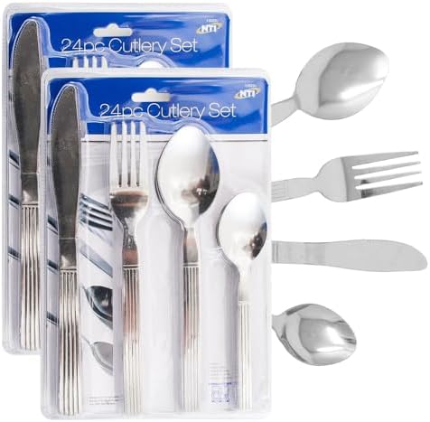48pc Cutlery Set Kitchen Stainless Steel Tableware Dining Kit Spoon ...