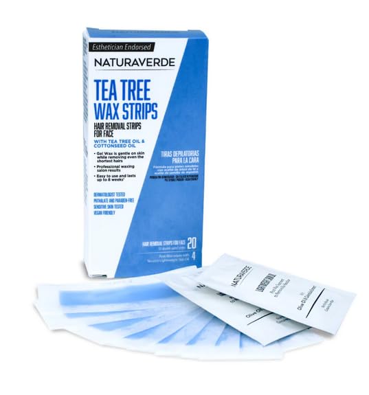 Amazon.com: VEGAN & Professional Tea Tree FACIAL Waxing Strips -20 ...