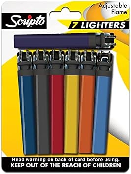 Amazon.com: Scripto Lighters, 7 Count : Health & Household