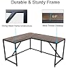 Amazon.com: Merax L Shape L Workstation Computer Home Office Wood ...