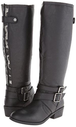 Buy Pink & Pepper Women's Rapper Riding Boot,Black,6 M US at Amazon.in