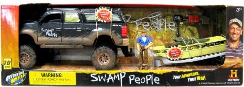 Buy Swamp People Vehicle & Figure Playset Troy with Swamp Boat & Truck ...