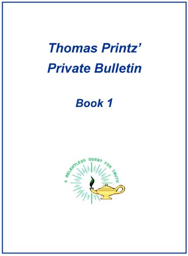 Thomas Printz' Private Bulletin, Book 1 - Kindle edition by Printz ...