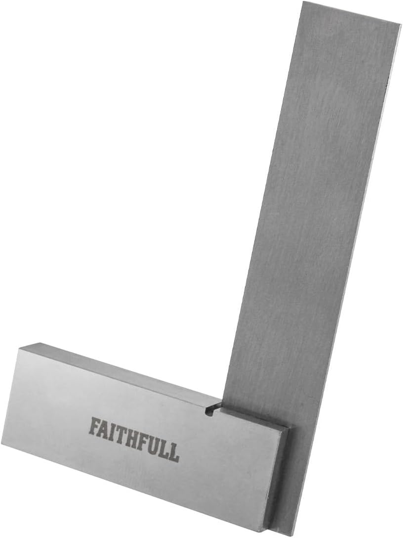 Faithfull Engineers 3" Steel Carpenter's Square - Precision Ground ...