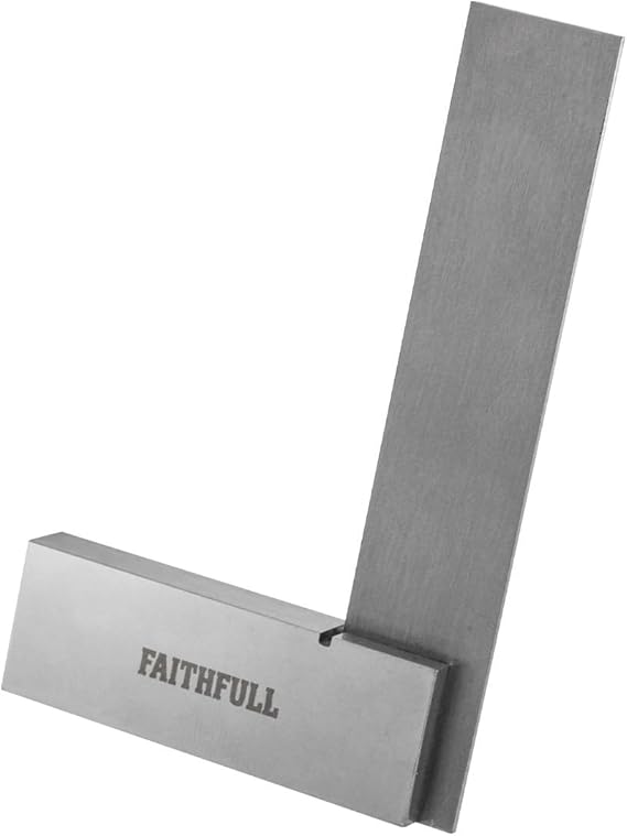 Faithfull Engineers 3" Steel Carpenter's Square - Precision Ground ...