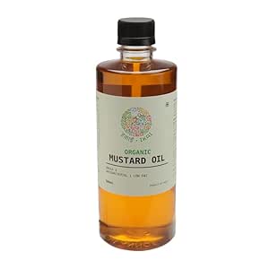 IKAI Organic Mustard Oil, Sarso ka Tel, Cold Pressed, Cooking Oil ...