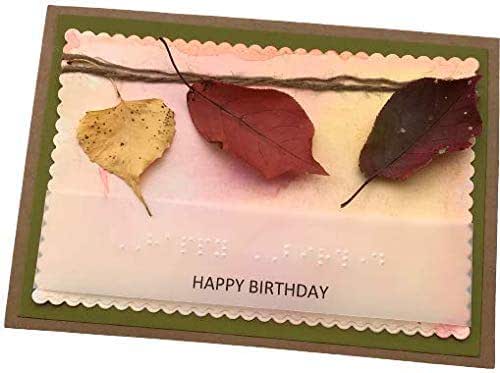 Amazon.com: Greetingsinbraille Handmade Gift for the Blind and Visually ...