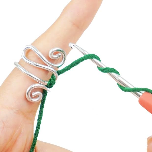 HASTHIP® 3Pcs Crochet Tension Ring Lefties & Righties Yarn Tension Ring ...