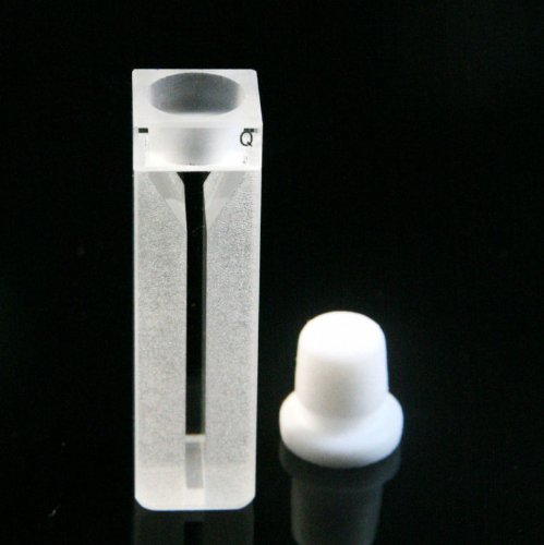 Micro Quartz Cuvette White 0.7ml 1cm Stopper Cell Cuvettes, Light Width ...