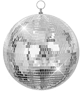 Amazon.com: Pllieay Large Disco Ball, 16 Inch Hanging Disco Ball ...
