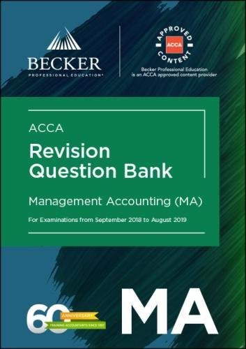 Buy ACCA Approved - Management Accounting (MA/FMA) for September 2018 ...