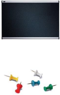 Quartet B343A Quartet Embossed Bulletin Board, Hi-Density Foam, 36x24 ...