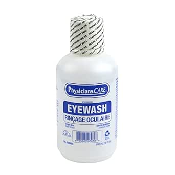 First Aid Central 100485 PhysiciansCare Emergency Eye Wash Solution ...