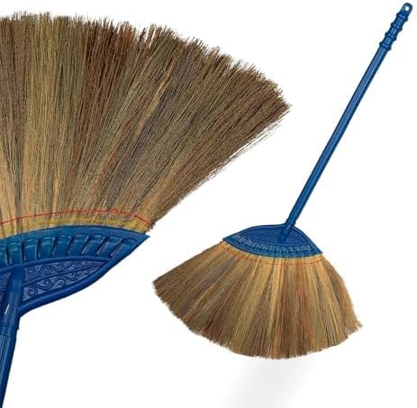 KALIAMMAL KRV Plastic Burma Broom| Zero Dust Broom| Long Handle Plastic ...