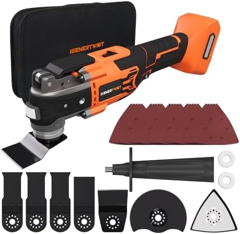 WORKSITE 20V Cordless Oscillating Tool,6 Variable Speed Oscillating ...