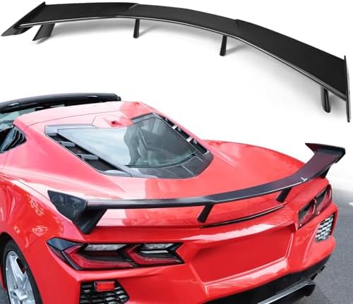 Amazon.com: Etesan Rear High Wing Spoiler Fit for Corvette C8 2020-2025 ...