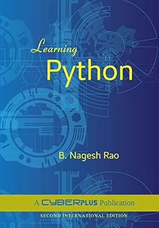 Learning Python eBook : Rao, Nagesh: Amazon.in: Books