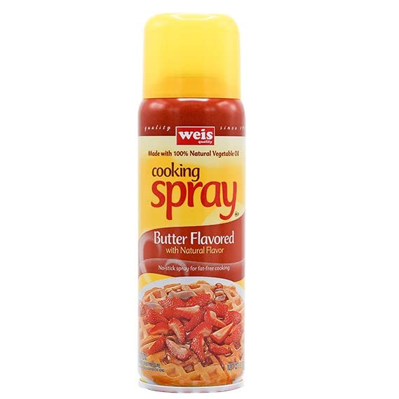 Amazon.com : Weis Quality, Cooking Spray Butter Flavored, 5 Ounce ...