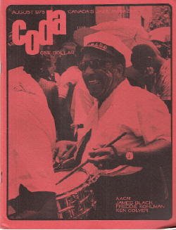 Coda [Canada's Jazz Magazine], August 1975, Issue 140: John Norris ...