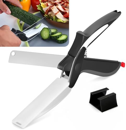 Amazon.com: Food Cutter Scissors, Gudebuy Kitchen Tools Food Cutter ...