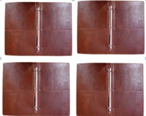 Positive Vibes Ring Binder, Small Ring Lock, Documents Organiser Menu ...