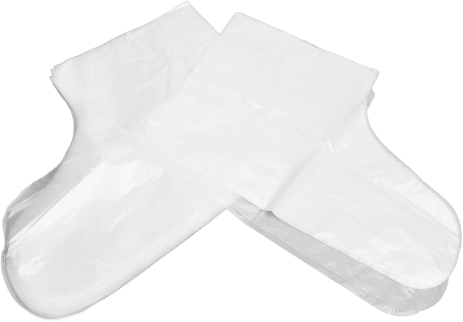 Amazon.com: 100 Counts Plastic Foot Covers and Hydrating Beauty Feet ...