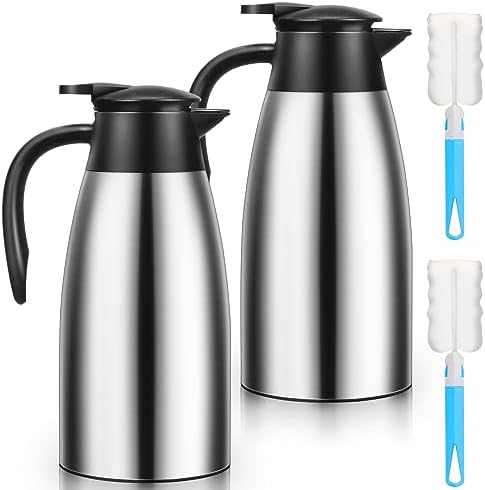 Amazon.com: 68 OZ Thermal Coffee Carafe, Insulated Stainless Steel ...