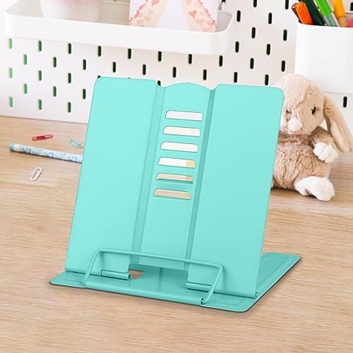 Honagu Mini Book Stand Book Holder Metal Desk Book Stand for Reading ...