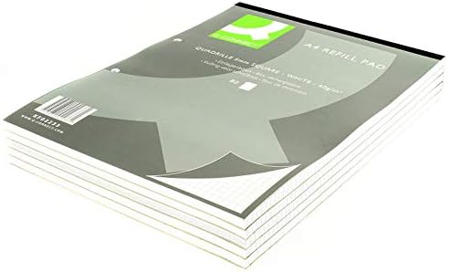 A4 5mm Squared Ruled Pads 80GSM 160 Pages (Single) : Amazon.co.uk ...