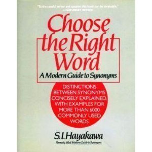 Choose the Right Word: A Modern Guide to Synonyms : Amazon.in: Books