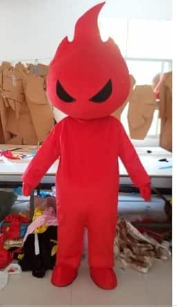 Amazon.com: Professional Cute Flame Fire Fancy Dress Fursuit Birthday ...