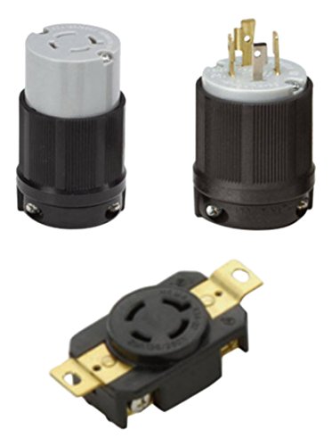 OCSParts L14-20PCR NEMA L14-20 Plug, Connector and Receptacle Set ...